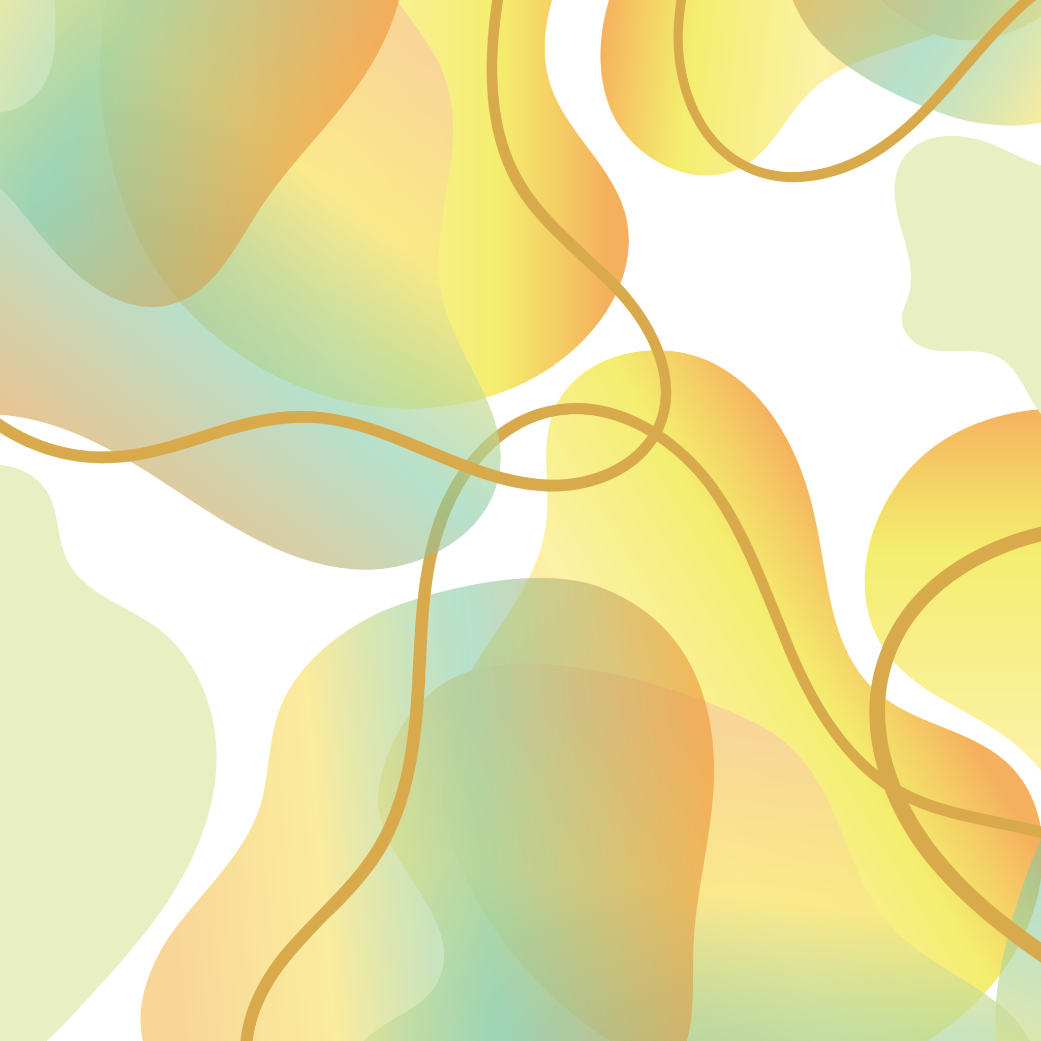 Yellow and green abstract art patterns – Pattern Palate